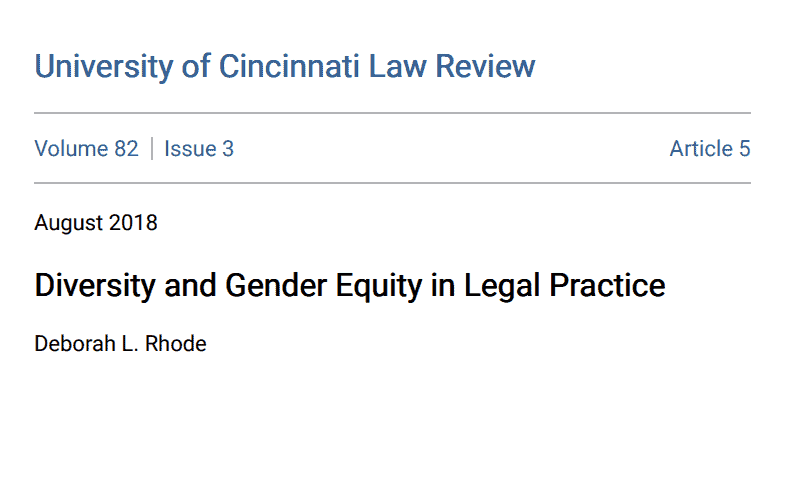 Advancing Diversity in the Legal Profession - Center on the Legal ...